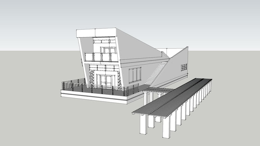Floating House Concept | 3D Warehouse