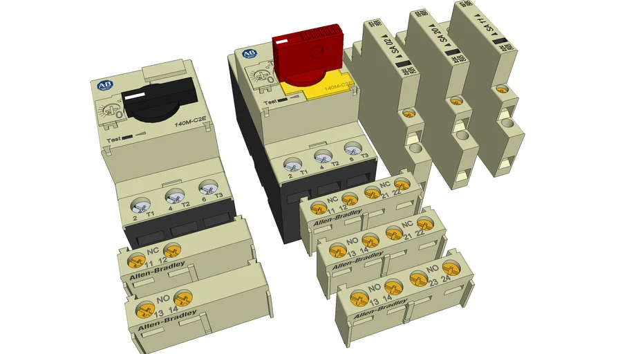 Allen Bradley Motor protector | 3D Warehouse