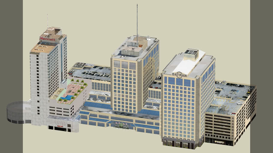 Datran Center and Dadeland Marriott | 3D Warehouse