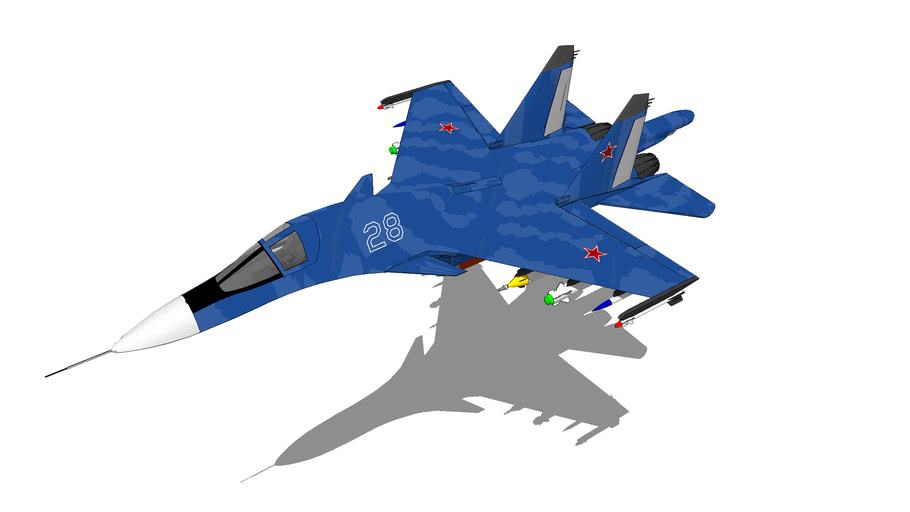 Sukhoi Su-34 „Fullback“ | 3D Warehouse