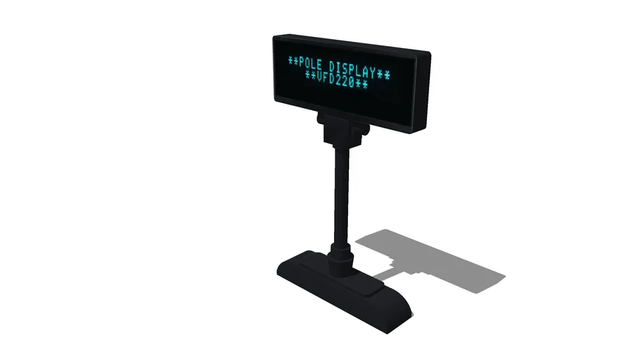 Wireless cash register display | 3D Warehouse