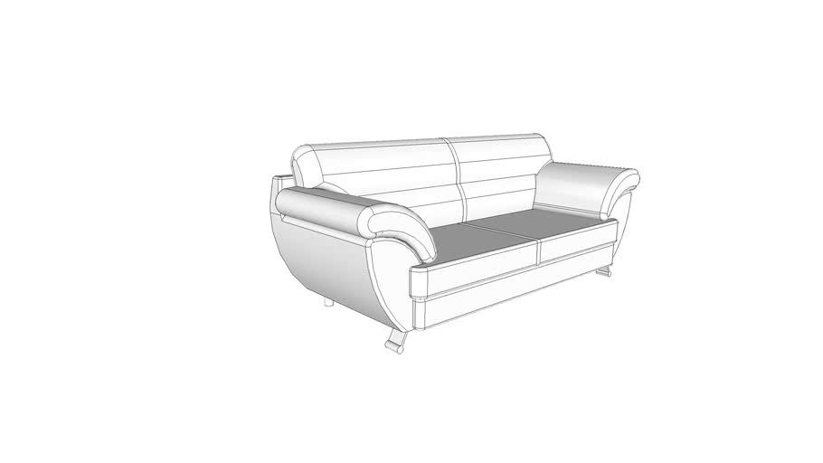 Curved Sofa | 3D Warehouse