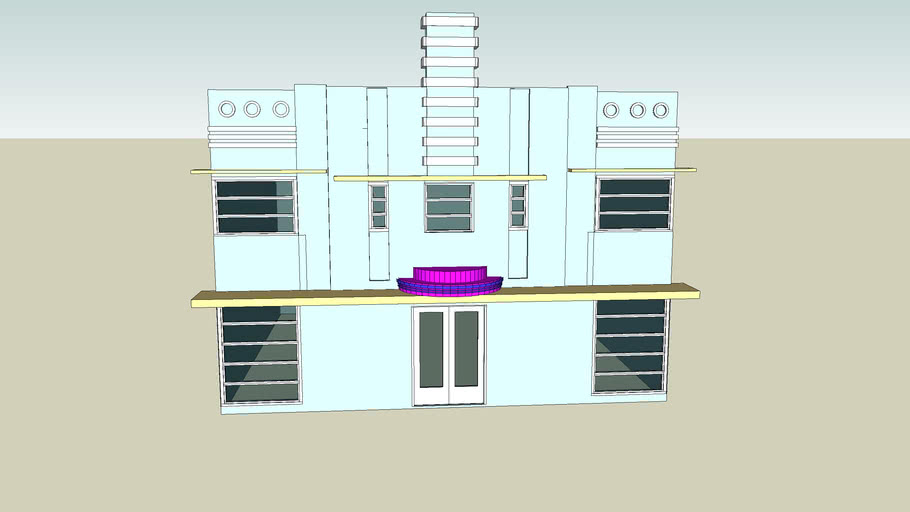 art deco building | 3D Warehouse