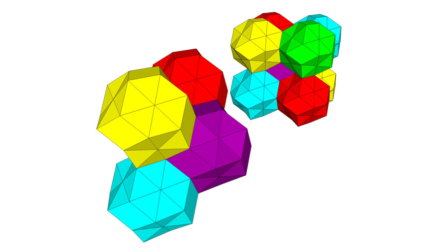 SHAPE FOR OCTAHEDRAL PACKING 3 WITHOUT SPACE | 3D Warehouse