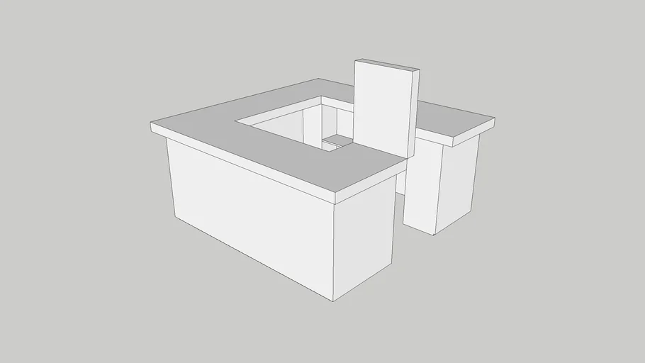 2.5m x 2.5m Exhibition Coffee Bar/Barista Area with Access Panel ...