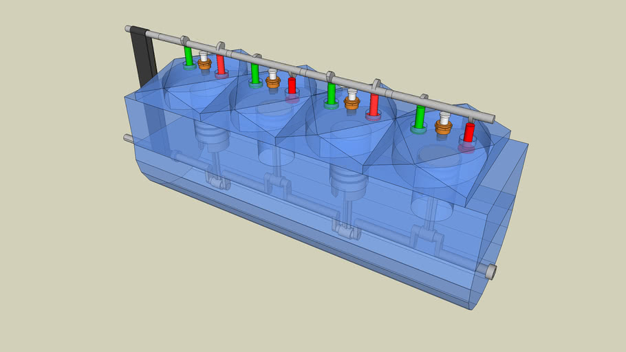 4-stroke engine | 3D Warehouse