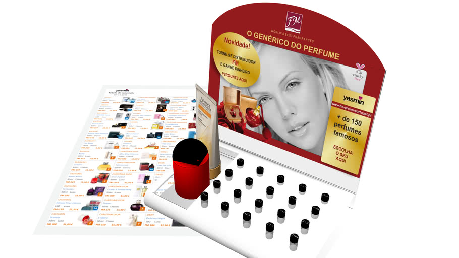 Perfume Display | 3D Warehouse