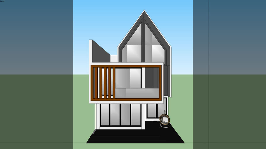 Rumah modern minimalis | 3D Warehouse