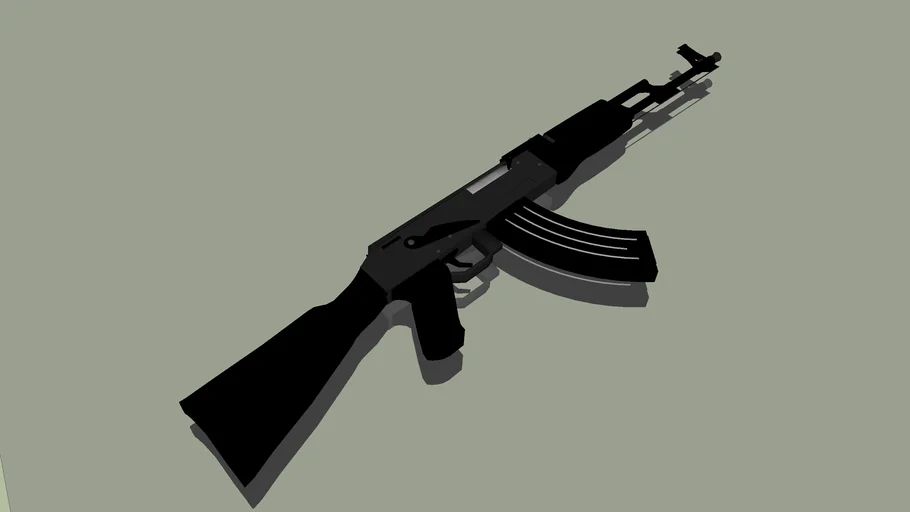 AK-47 Tactical Version | 3D Warehouse