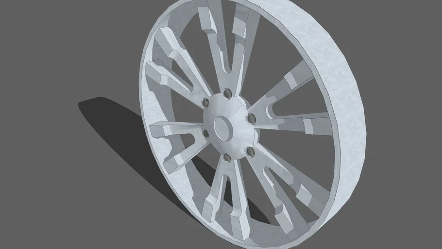 Six Spoke Wheel | 3D Warehouse