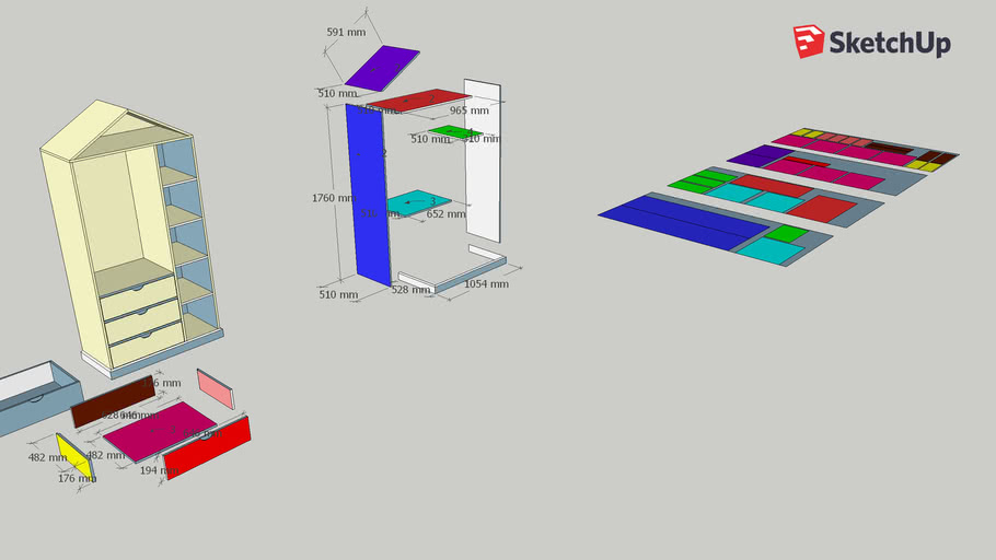 Babys Wardrobe by Liiam (Final) | 3D Warehouse