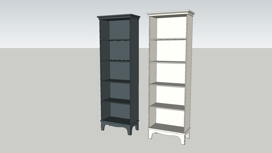 LOMMARP Bookcase 66x195cm | 3D Warehouse