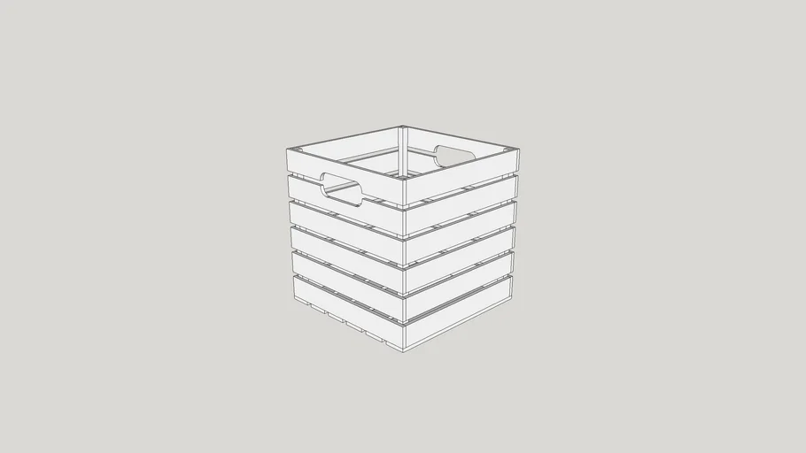 Cube crate | 3D Warehouse
