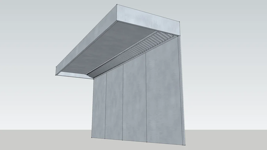 S/S EXTRACTION CANOPY | 3D Warehouse
