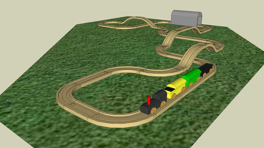 Train Track | 3D Warehouse