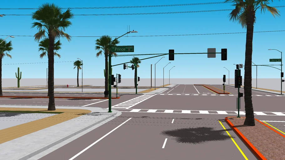 Pheonix AZ intersection 1 | 3D Warehouse