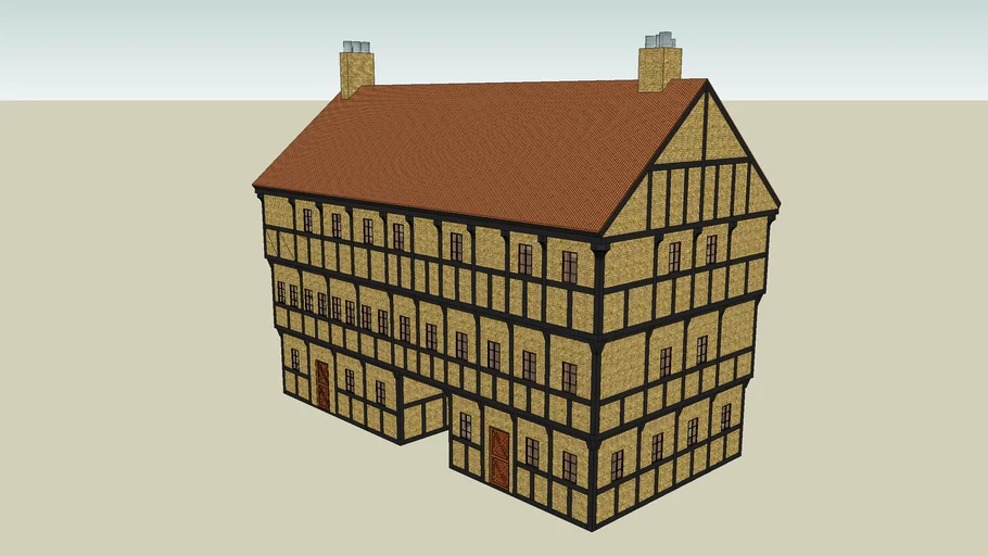 Large Half-.timbered House | 3D Warehouse