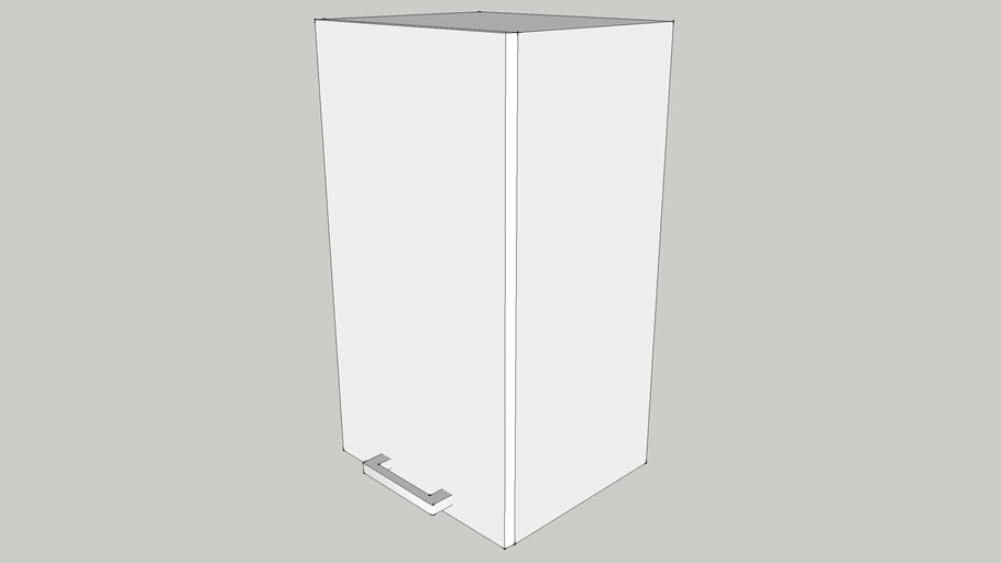 400 Wall Unit with One Shutter 400x320x720 UID_CPUU000193 | 3D Warehouse