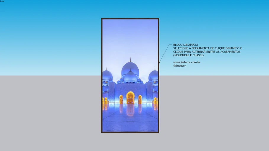 Quadro em tela canvas. Abu Dhabi Mesquita Sheikh Zayed parte 2 | 3D ...