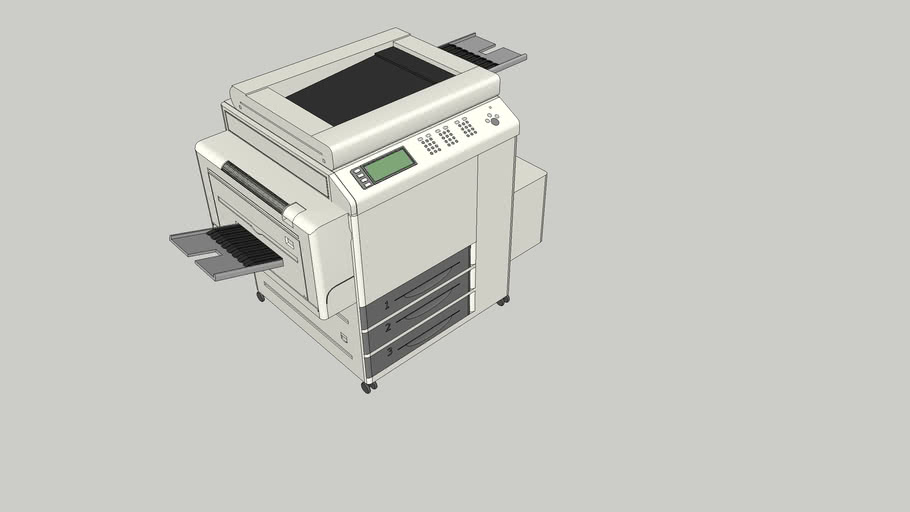 kopieermachine printer | 3D Warehouse
