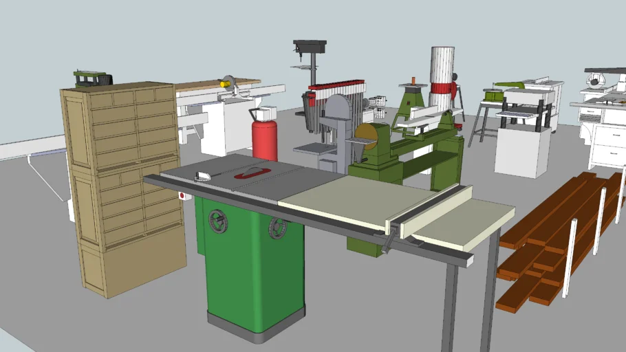 WoodWorking Tools (i didnt make) | 3D Warehouse