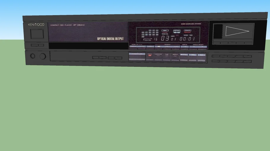 Kenwood DP-3300D CD player | 3D Warehouse