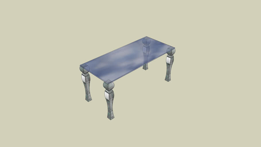 Glass table | 3D Warehouse