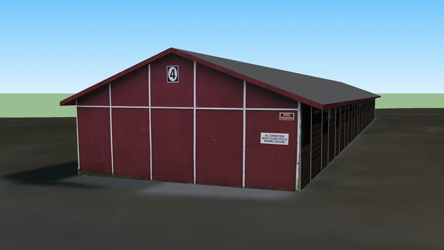 Stable #4 at the Beban Park Equestrian Centre | 3D Warehouse