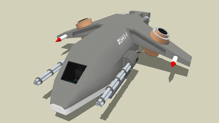 D7 Falcon Dropship ( Open Hatch ) | 3D Warehouse
