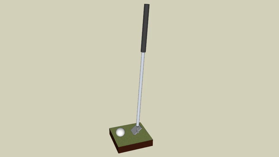 Golf Ball and Club | 3D Warehouse