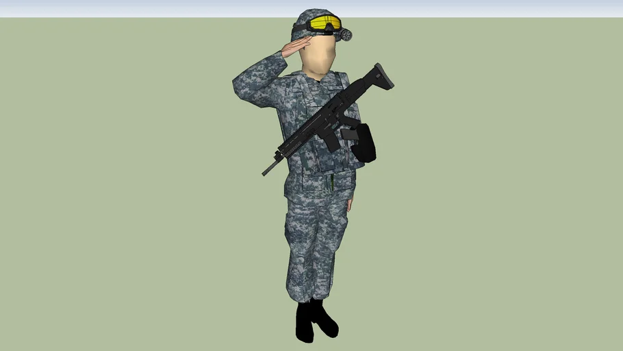 soldiers army usa | 3D Warehouse