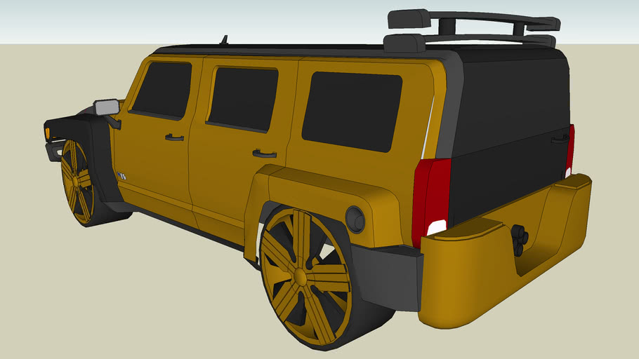 Modified Hummer H3 | 3D Warehouse