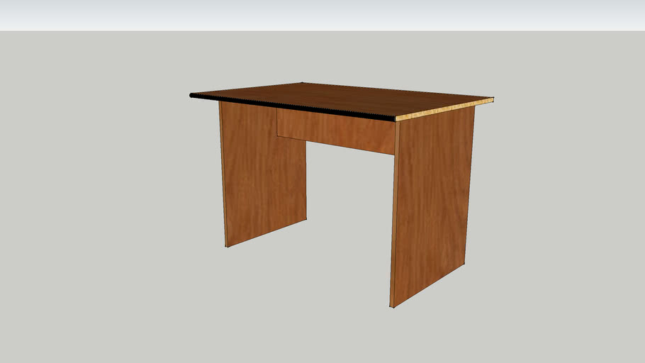 Simple Desk | 3D Warehouse