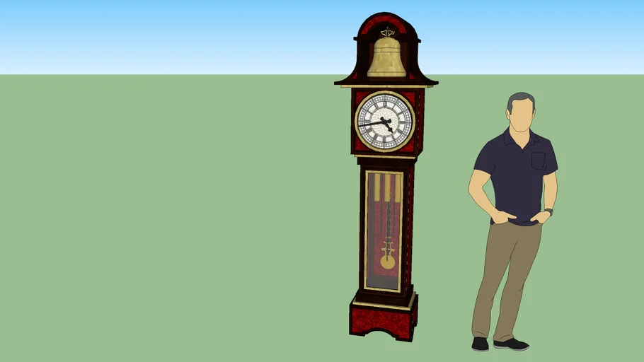 Antique Grandfather Clock | 3D Warehouse