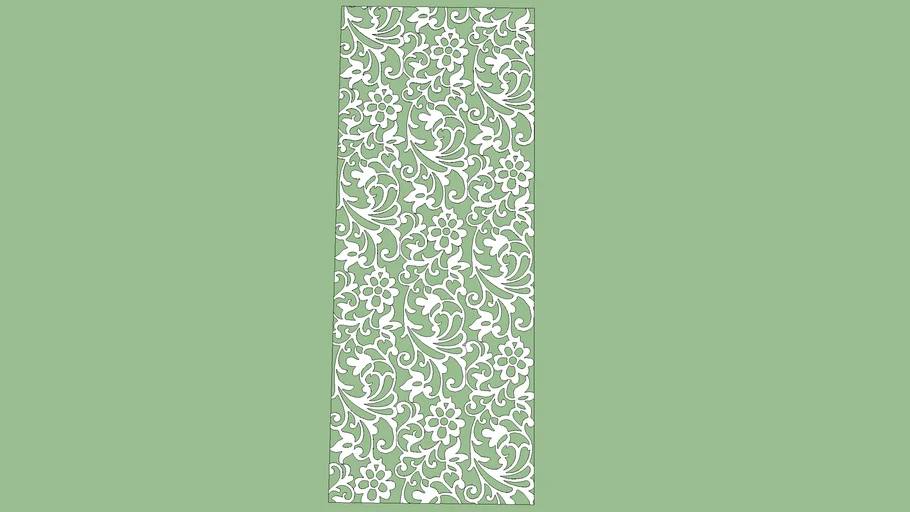 Jali Curved Design | 3D Warehouse