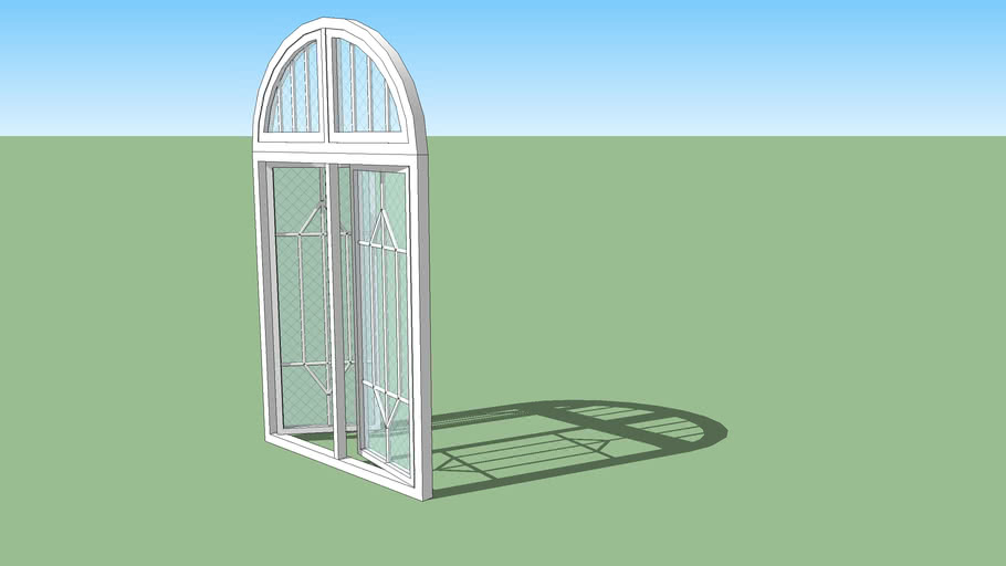 Classic Colonial window ornament 1 | 3D Warehouse