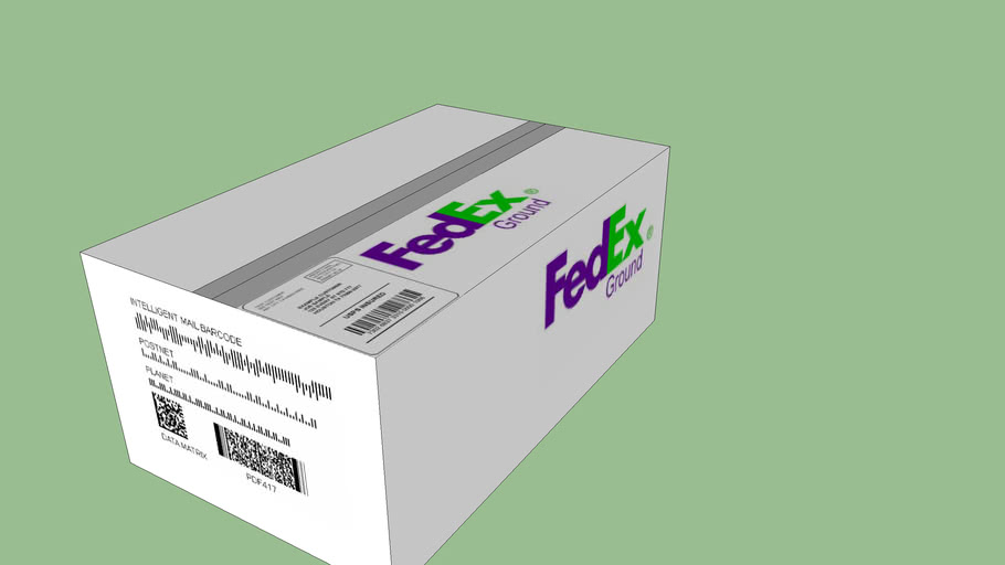 fedex box | 3D Warehouse