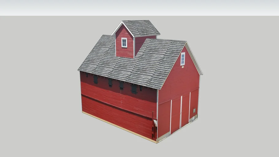 Corn Crib/Granary Barn | 3D Warehouse