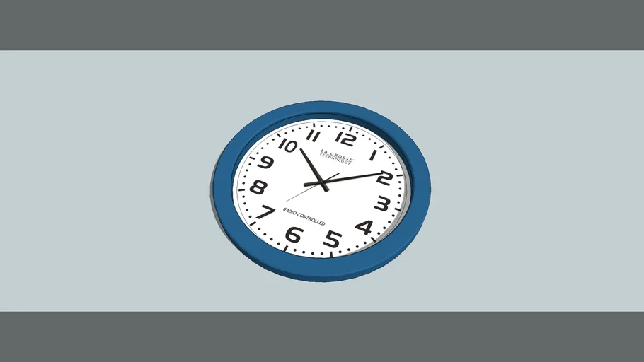 Digital wall clock | 3D Warehouse