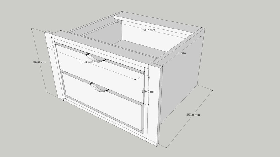 Mueble en MDF | 3D Warehouse