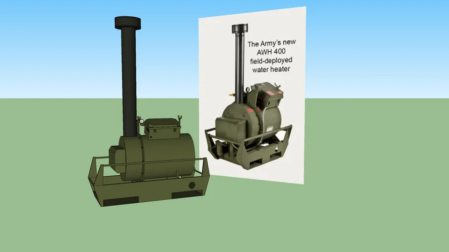 Army Field Deployed Water Heater | 3D Warehouse