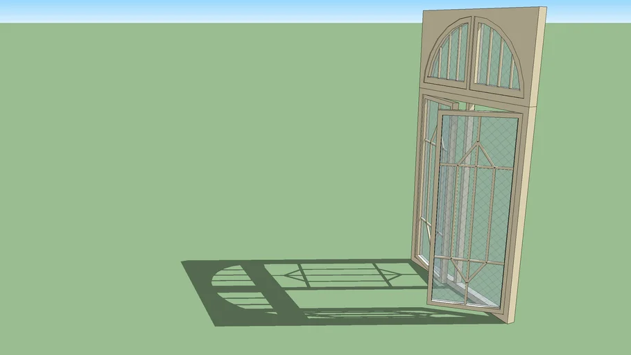 Classic colonial window ornament 2 | 3D Warehouse