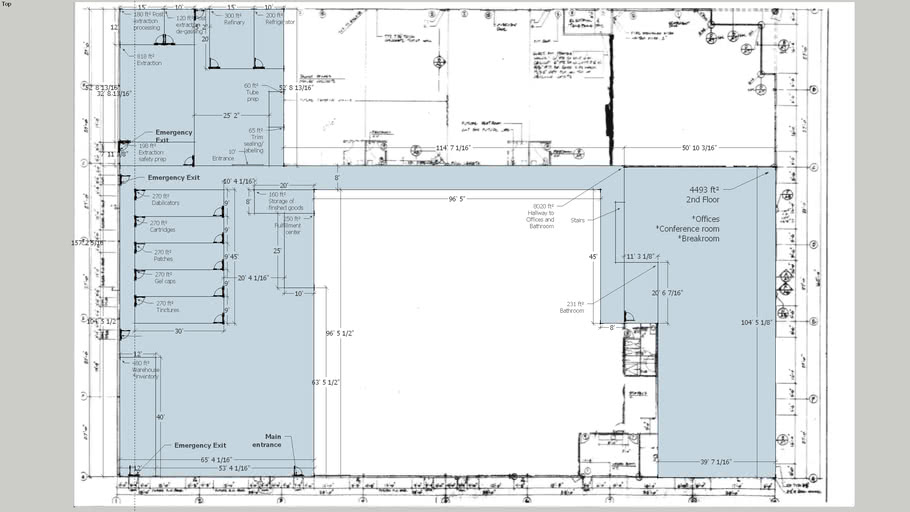 Salinas_Floor Plan_2D | 3D Warehouse