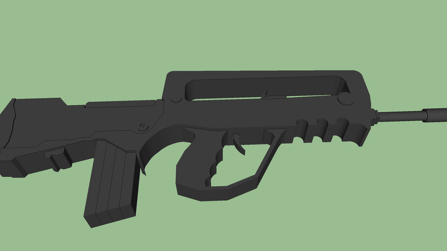 famas gun | 3D Warehouse