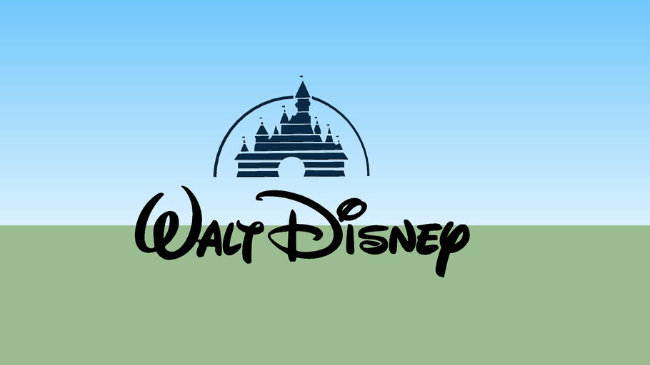 Walt Disney logo 3D | 3D Warehouse