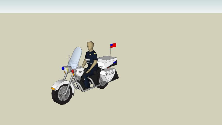 police bike | 3D Warehouse