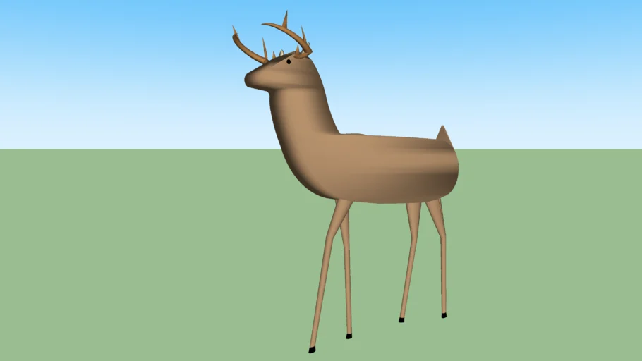 white tail deer | 3D Warehouse