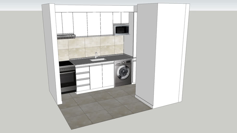 Small Kitchen | 3D Warehouse