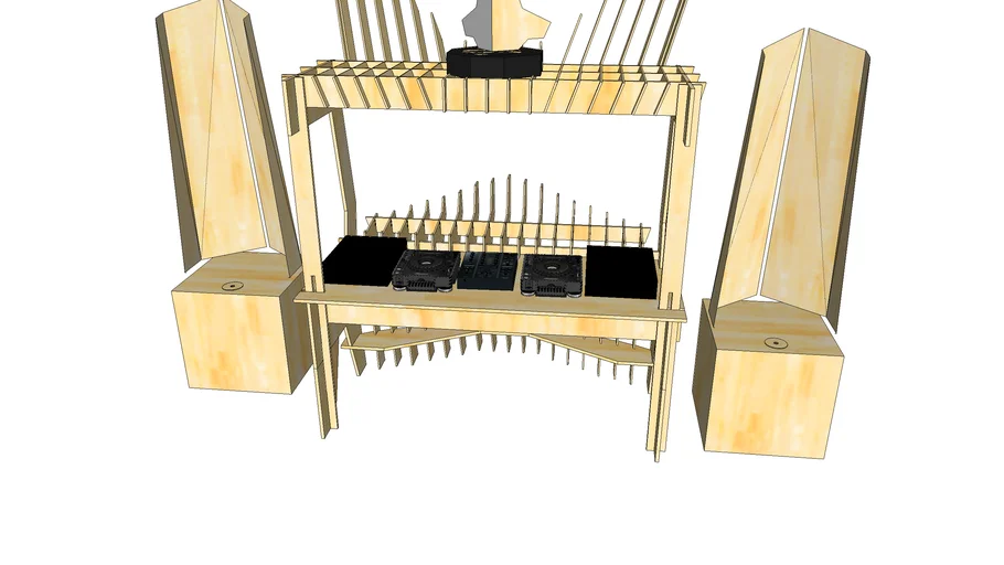 DJ Area Breakdown | 3D Warehouse