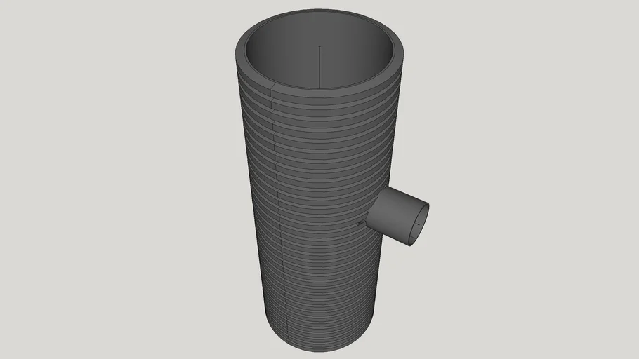 630 mm sandgfangkum 200 I_200_PP-dykker med stuss | 3D Warehouse